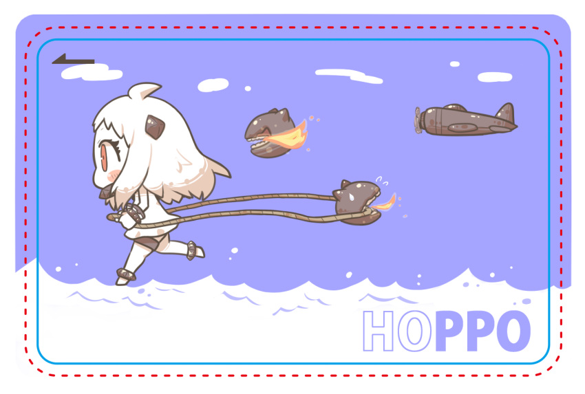 Safebooru - 1girl ahoge airplane anklet barefoot blush stickers ...