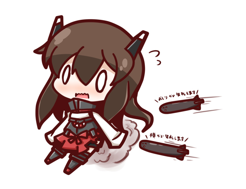 Safebooru - 0 0 1girl ^ ^ ^o^ blush brown hair chibi closed eyes hair ...