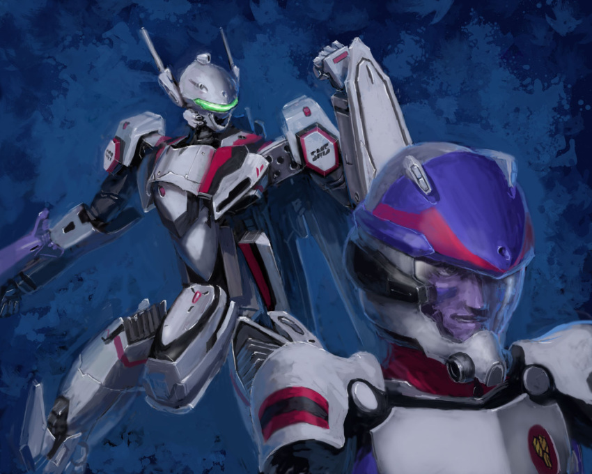 Safebooru - gunpod helmet henry gilliam macross macross frontier mecha ...