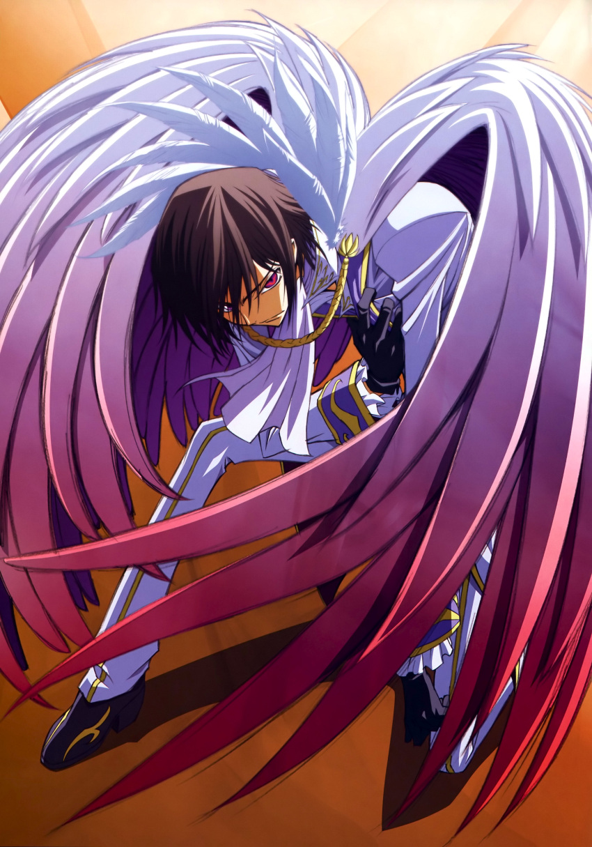 Safebooru - absurdres angel wings code geass gloves highres kimura ...