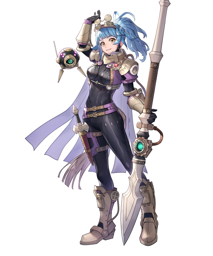 Safebooru - 1girl blue hair bodysuit braid crown braid fire emblem fire ...