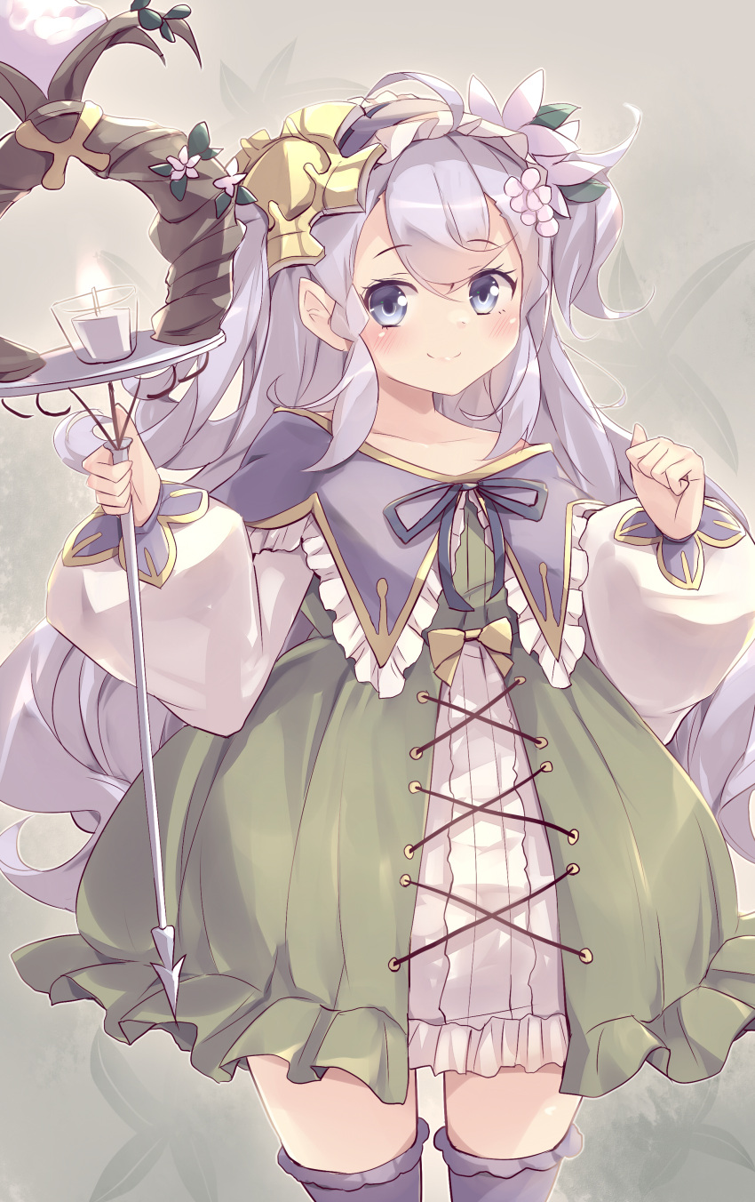 Safebooru - 1girl absurdres adapted costume ahoge aromage jasmine dress duel monster flower ...