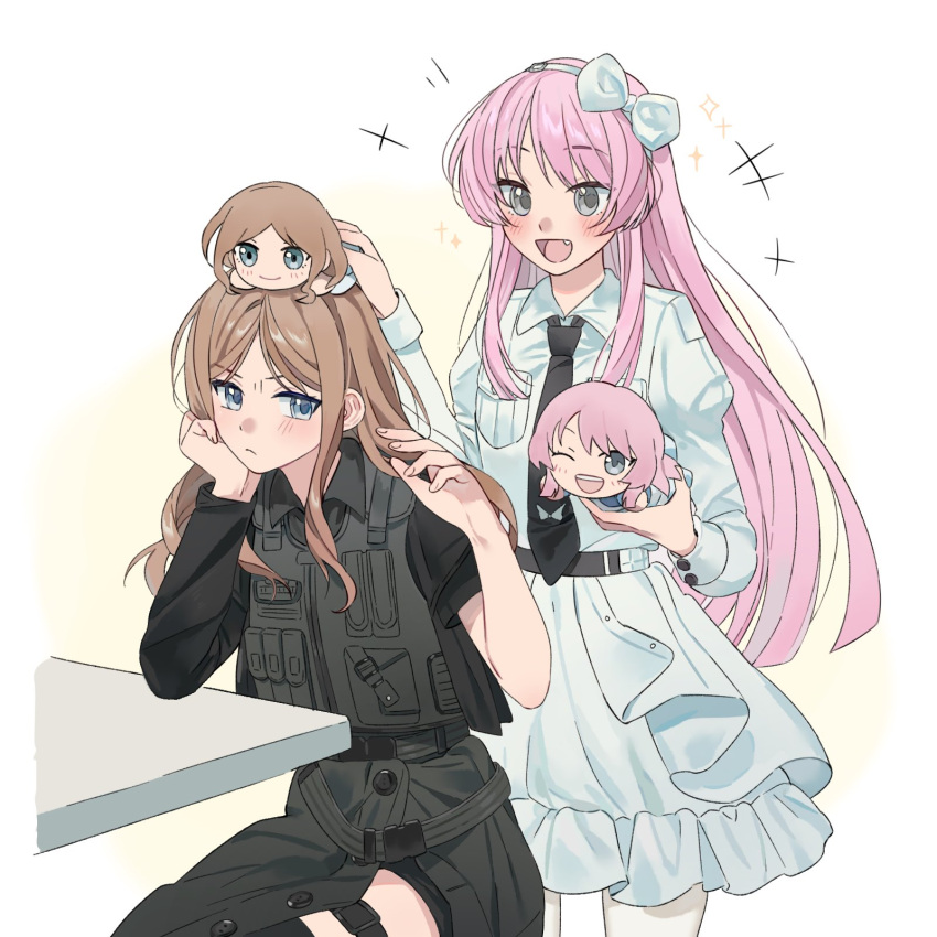 Safebooru - +++ 2girls artist request asymmetrical sleeves bang dream! bang dream! it's mygo ...