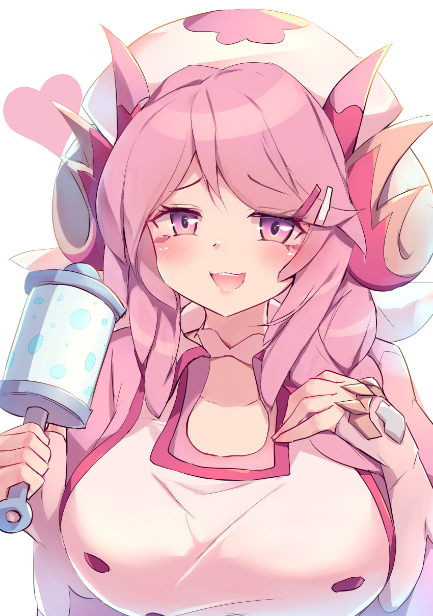 Safebooru - 1girl absurdres breasts dragon girl dragon horns duel monster hat highres horns ...