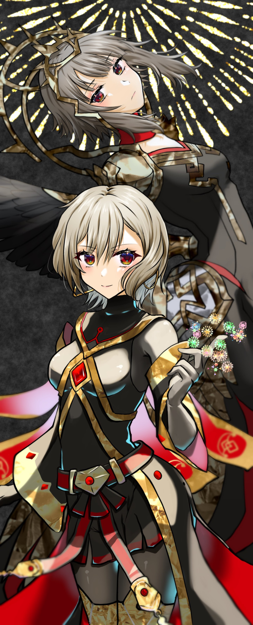 Safebooru - 2girls absurdres blonde hair breasts choker citrinne (fire ...