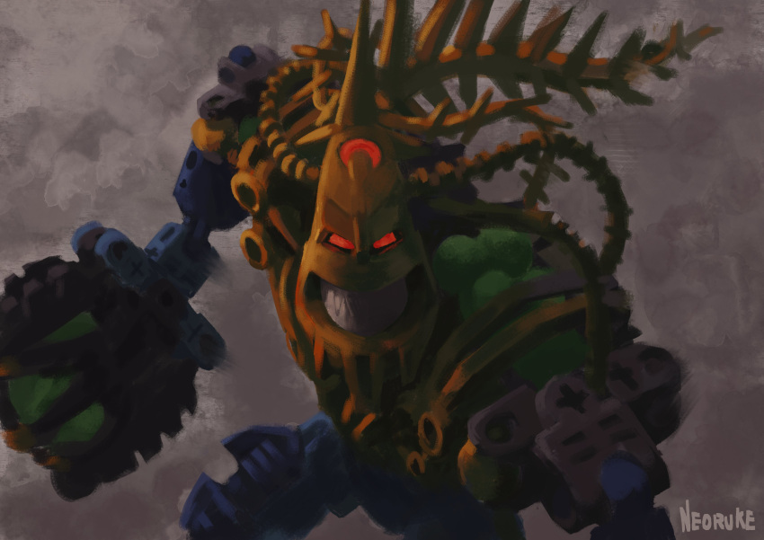 Safebooru - absurdres artist name bionicle clenched teeth english ...