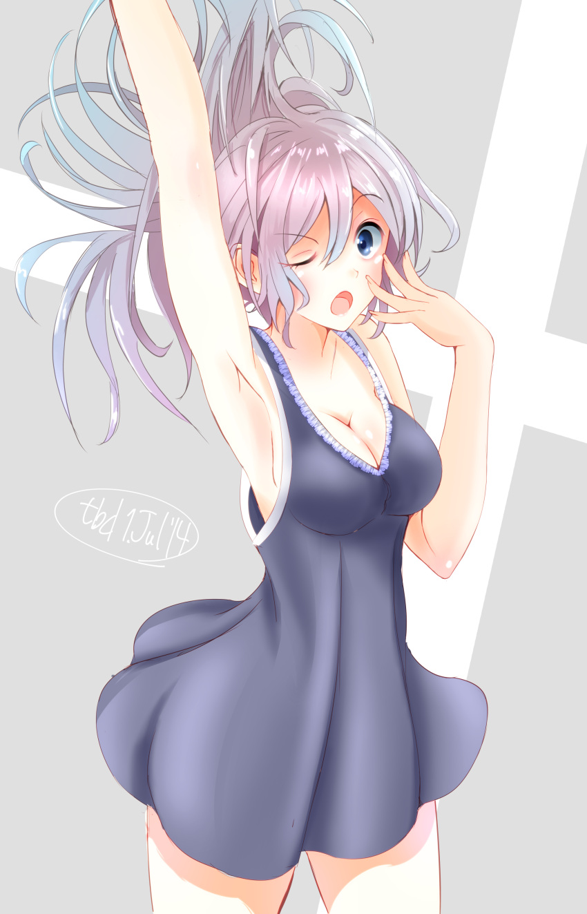 Safebooru - 1girl :o absurdres alternate hair length alternate hairstyle aoba (kantai collection ...