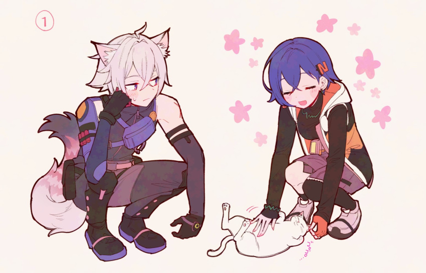 Safebooru - 1boy 1girl animal ears belle (zenless zone zero) black ...