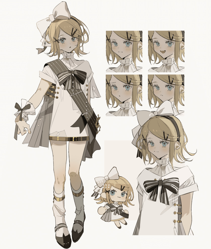 Safebooru - 1girl :o absurdres arms behind back black bow black bowtie black footwear black sash ...