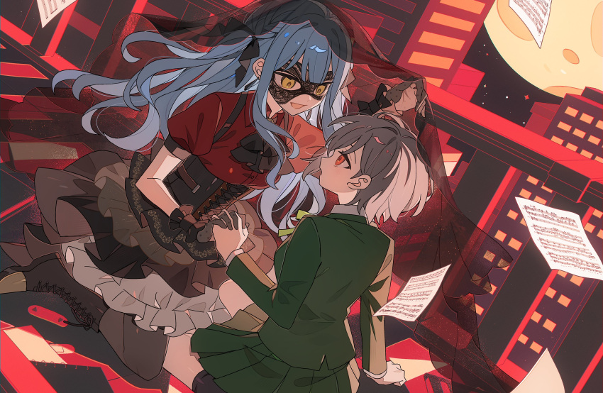 Safebooru - 2girls ascot bang dream! bang dream! it's mygo!!!!! black ascot black corset black ...