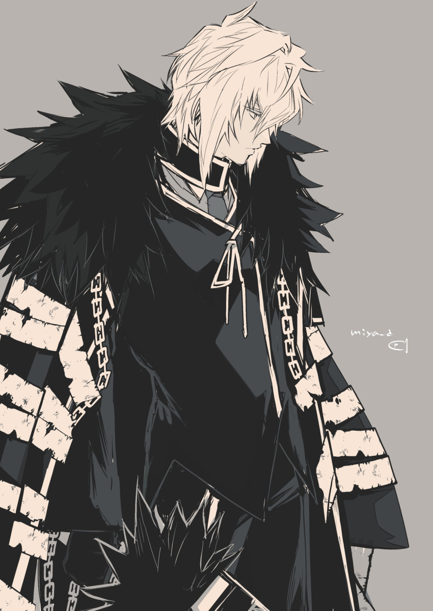 Safebooru - 1boy bandages chain collared shirt cowboy shot e.g.o (project moon) employee ...