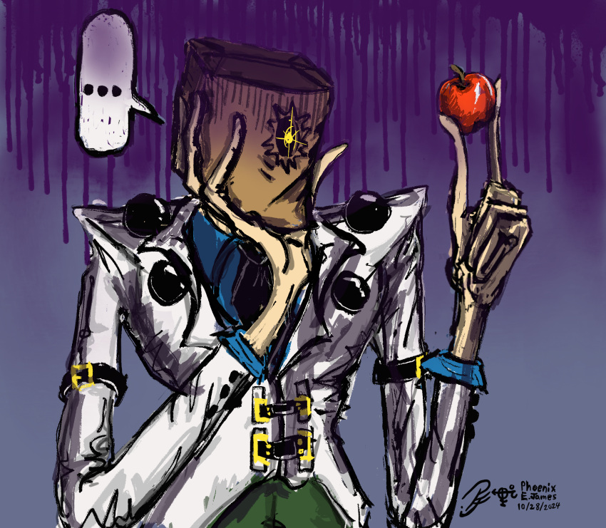 Safebooru - apple bag doctor faust (guilty gear) fighting game food ...