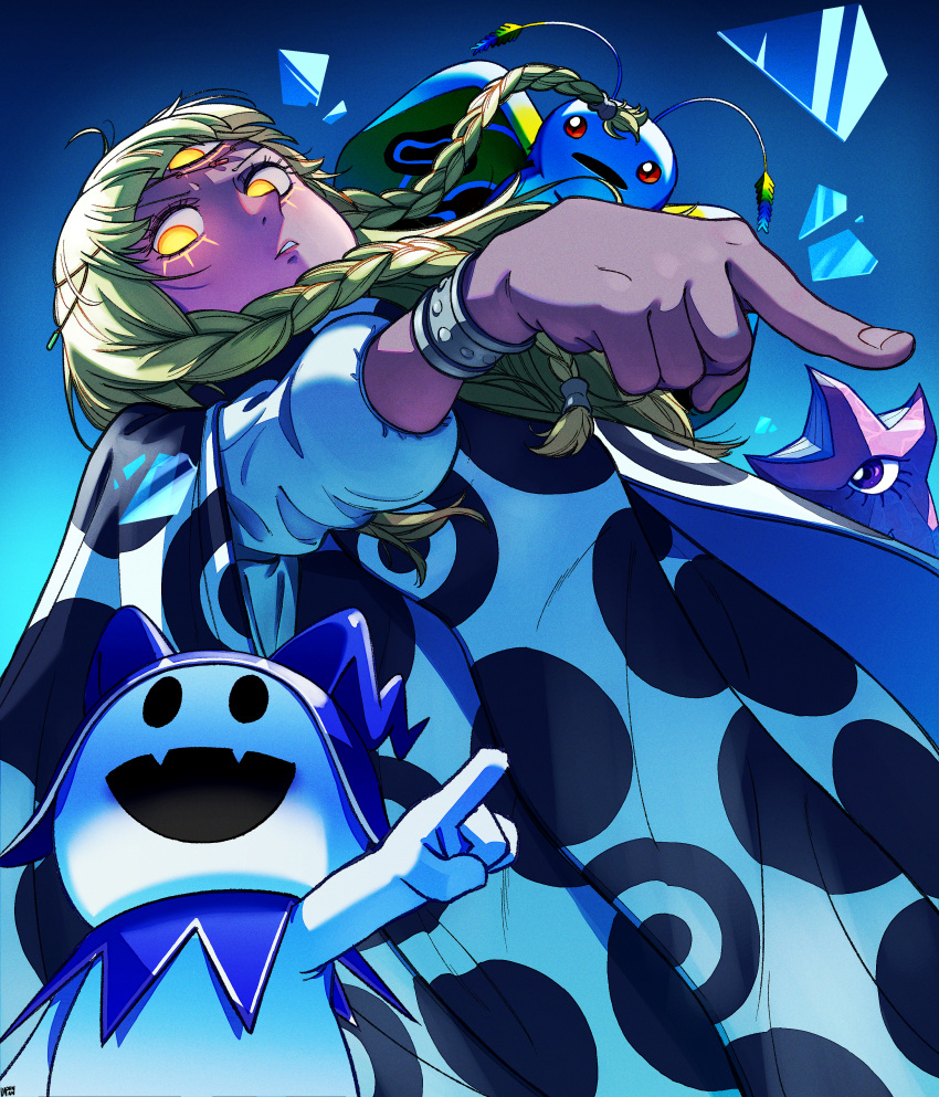 Safebooru - 1girl absurdres arched bangs atlus blonde hair blue ...