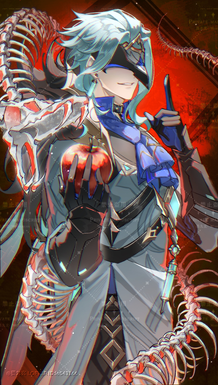 Safebooru - 1boy 1girl absurdres black gloves blue hair blush breasts ...