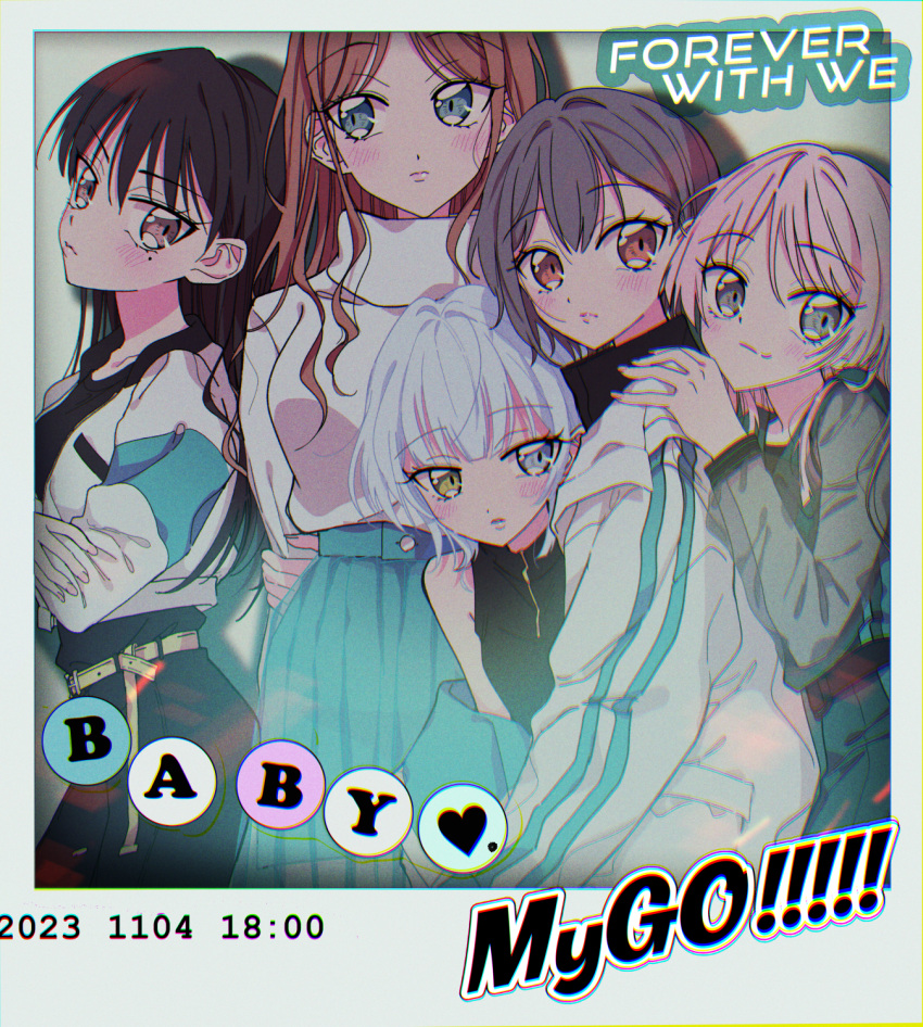 Safebooru - 5girls arms behind back bang dream! bang dream! it's mygo!!!!! belt black belt black ...
