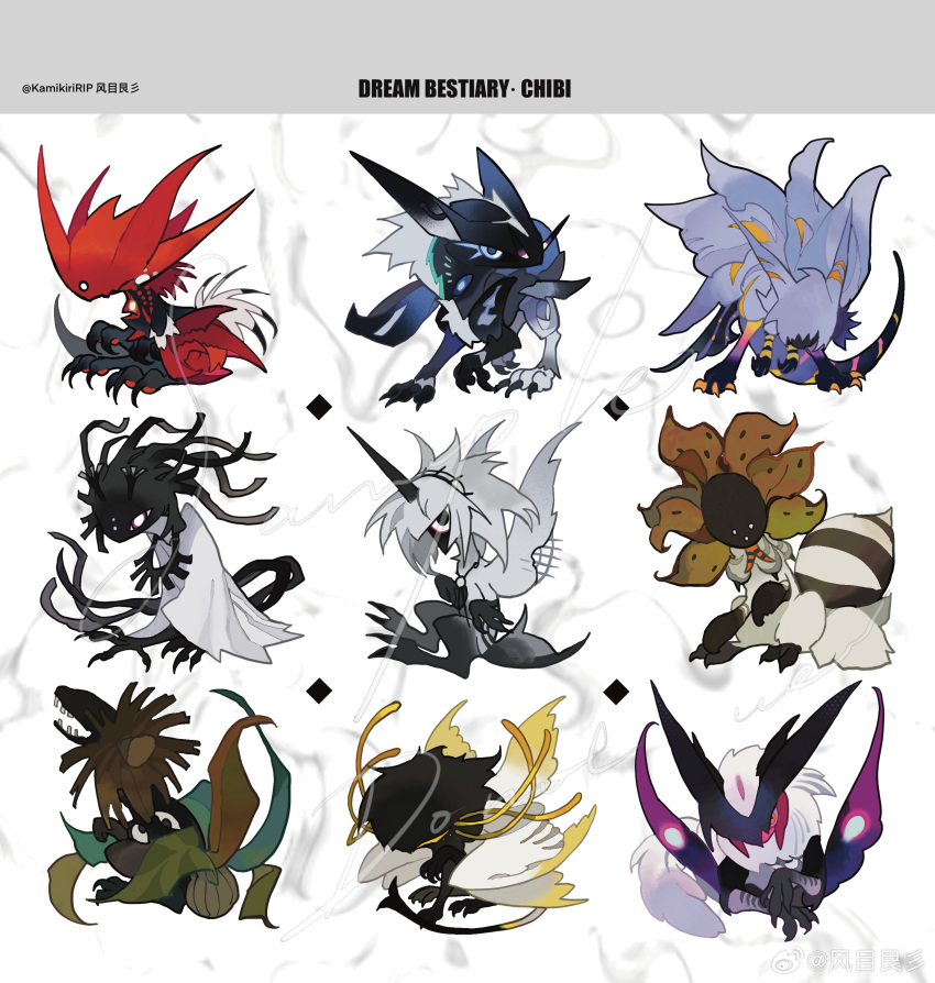 Safebooru - abstract background absurdres animal animal focus black claws black horns blue eyes ...