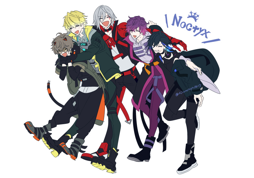 Safebooru - 5boys :d ^ ^ alban knox alban knox (1st costume) antenna ...
