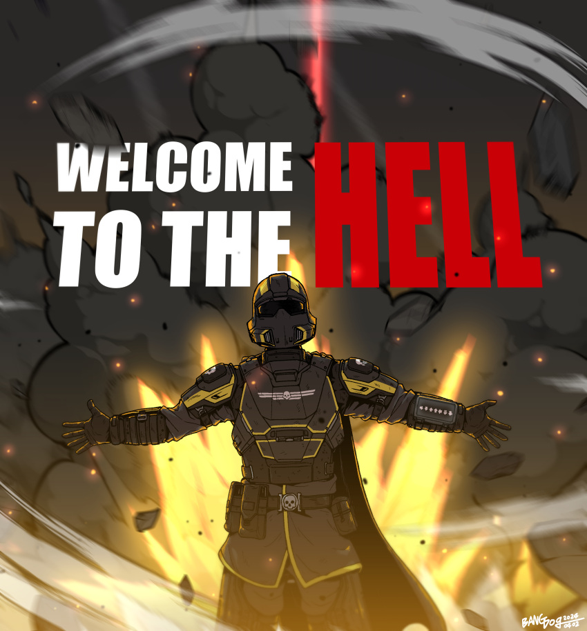 Safebooru - 1other absurdres armor bangdog belt pouch breastplate dated ...