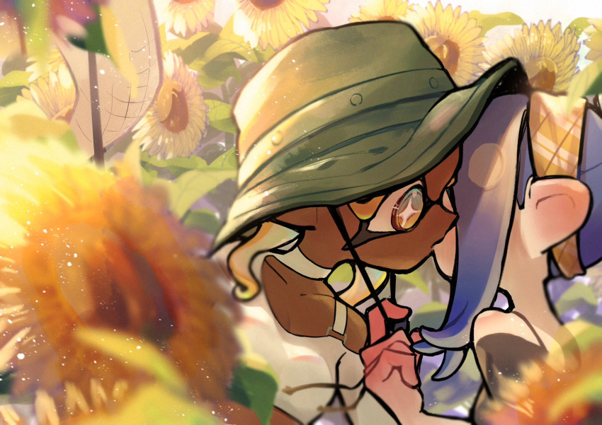 Safebooru - 2girls bandana blonde hair blue hair dark-skinned female ...