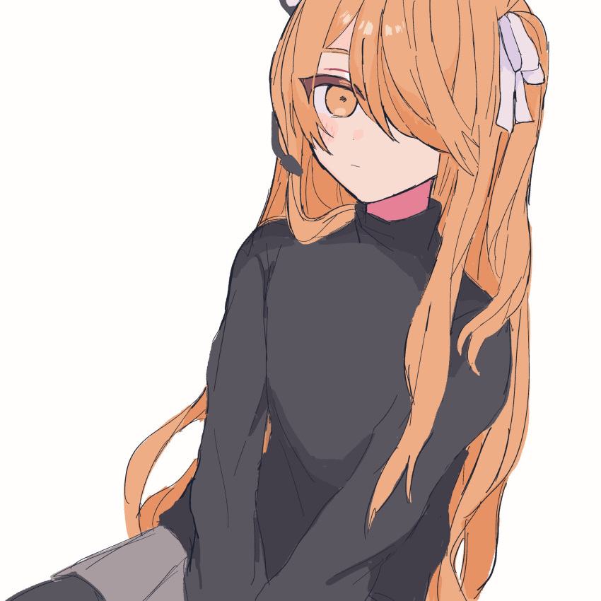 Safebooru - 1girl a.i. voice adachi rei alternate costume alternate hairstyle black pantyhose ...