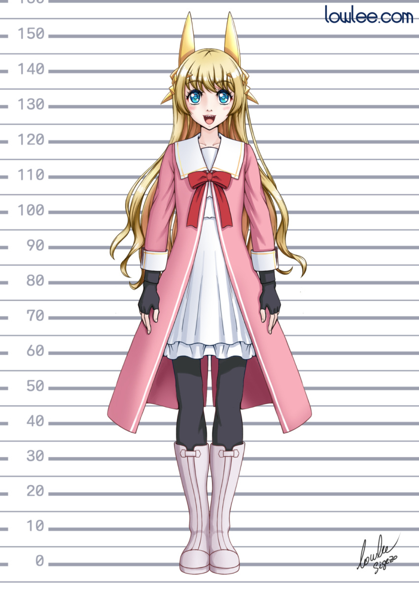 Safebooru - 1girl black thighhighs blonde hair blue eyes blush stickers ...