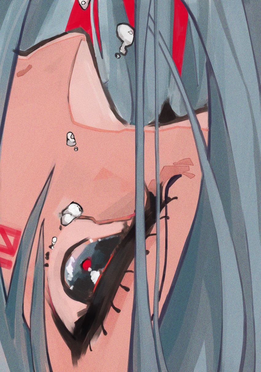 Safebooru 1girl Absurdres Aqua Eyes Aqua Hair Blue Eyes Blue Hair 7650