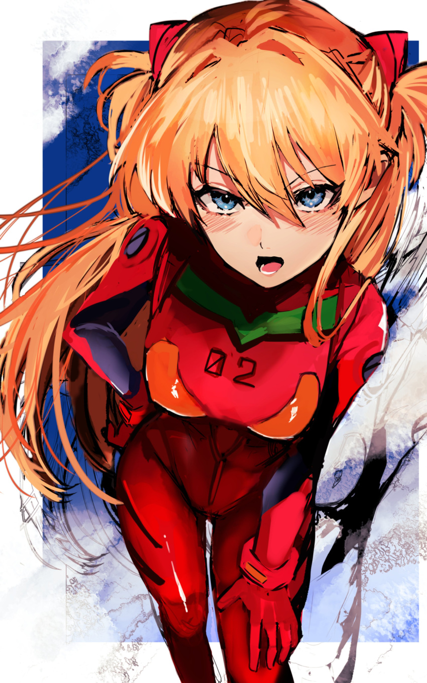 Safebooru 1girl Absurdres Blue Eyes Blue Sky Blush Bodysuit Clouds 4511
