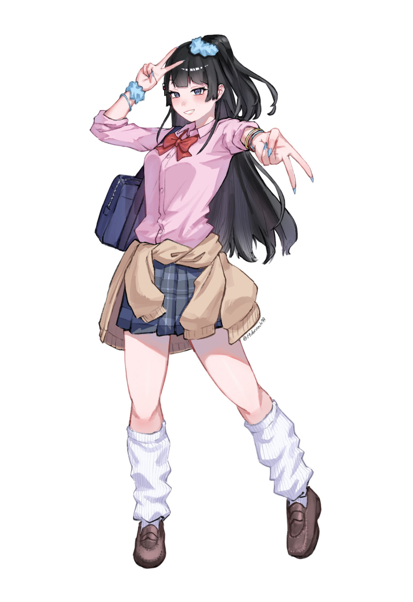 Safebooru - 1girl absurdres alternate costume black eyes black hair ...