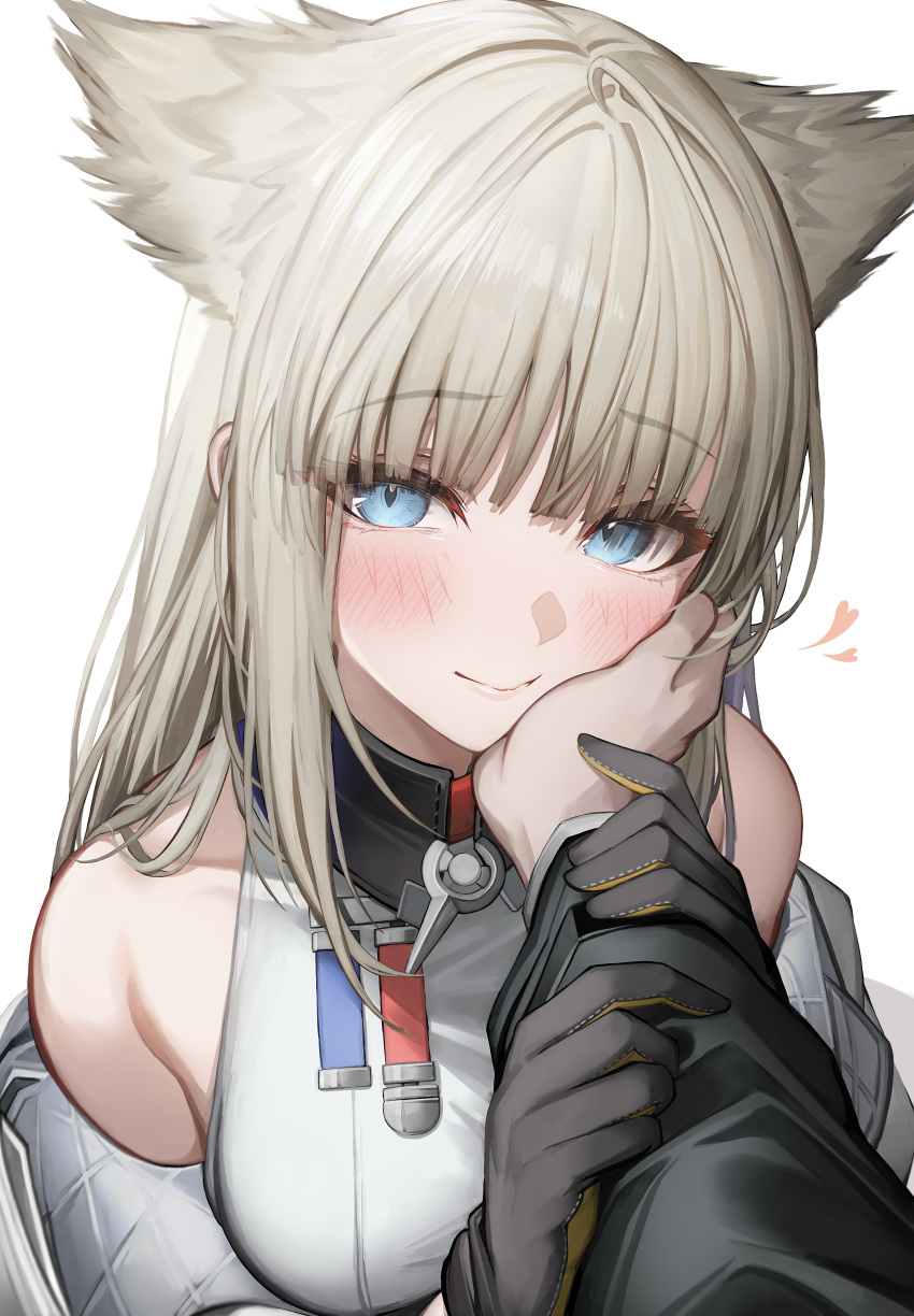 Safebooru - 1girl 1other absurdres animal ears arknights arknights: endfield bare shoulders ...