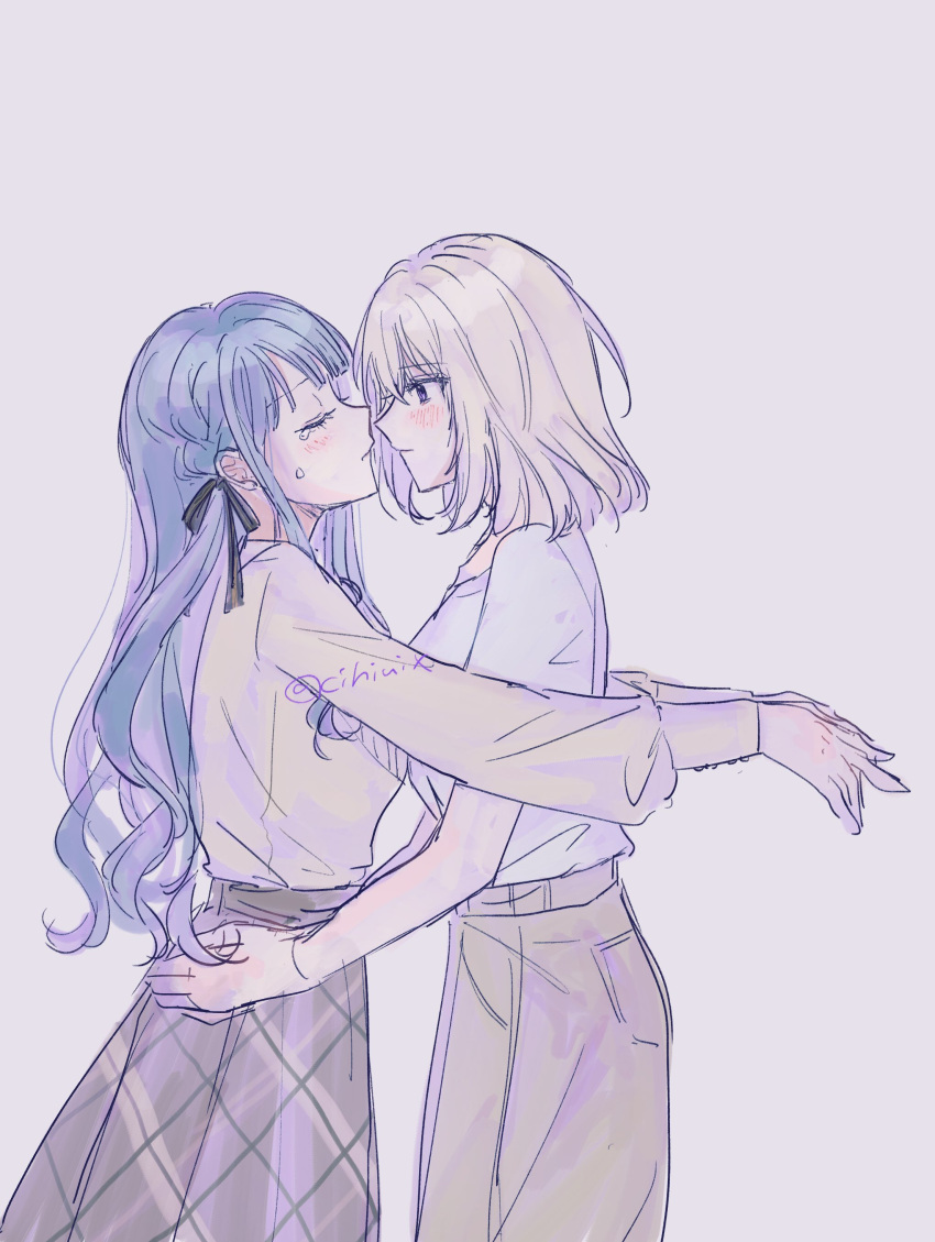 Safebooru - 2girls absurdres bang dream! bang dream! it's mygo!!!!! black ribbon blonde hair ...