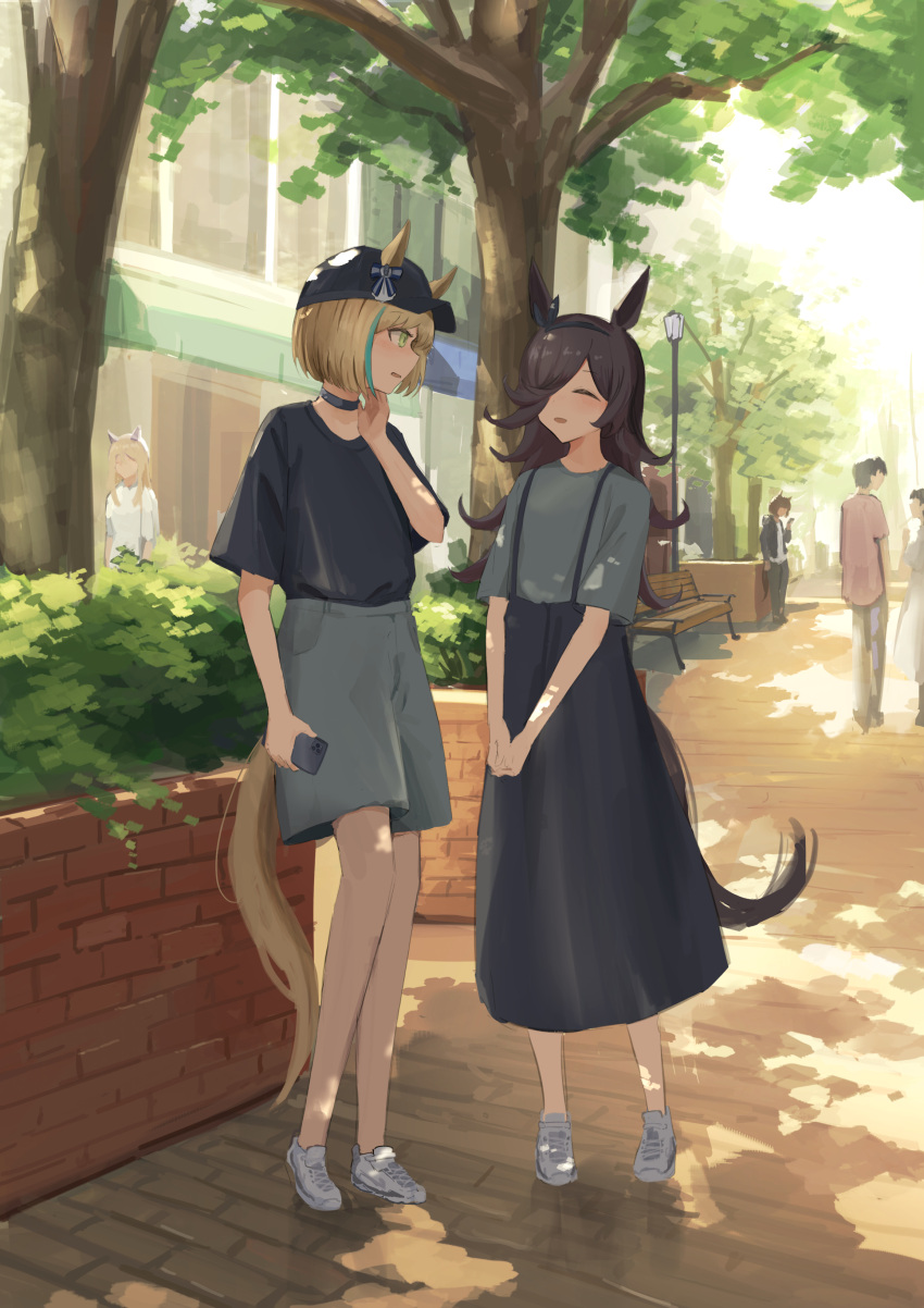 Safebooru - 2boys 4girls 5girls absurdres alternate costume animal ears ...