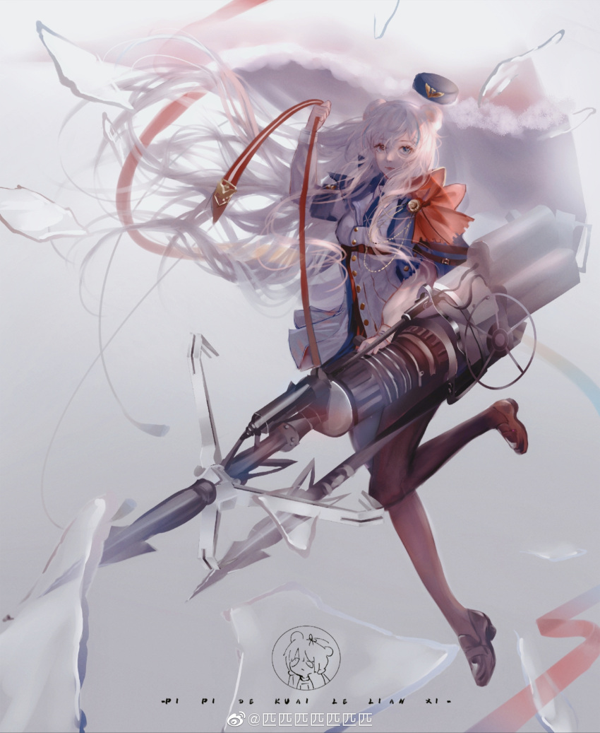 Safebooru - 1girl absurdres animal ears arknights arm belt artist name bear ears belt belt ...