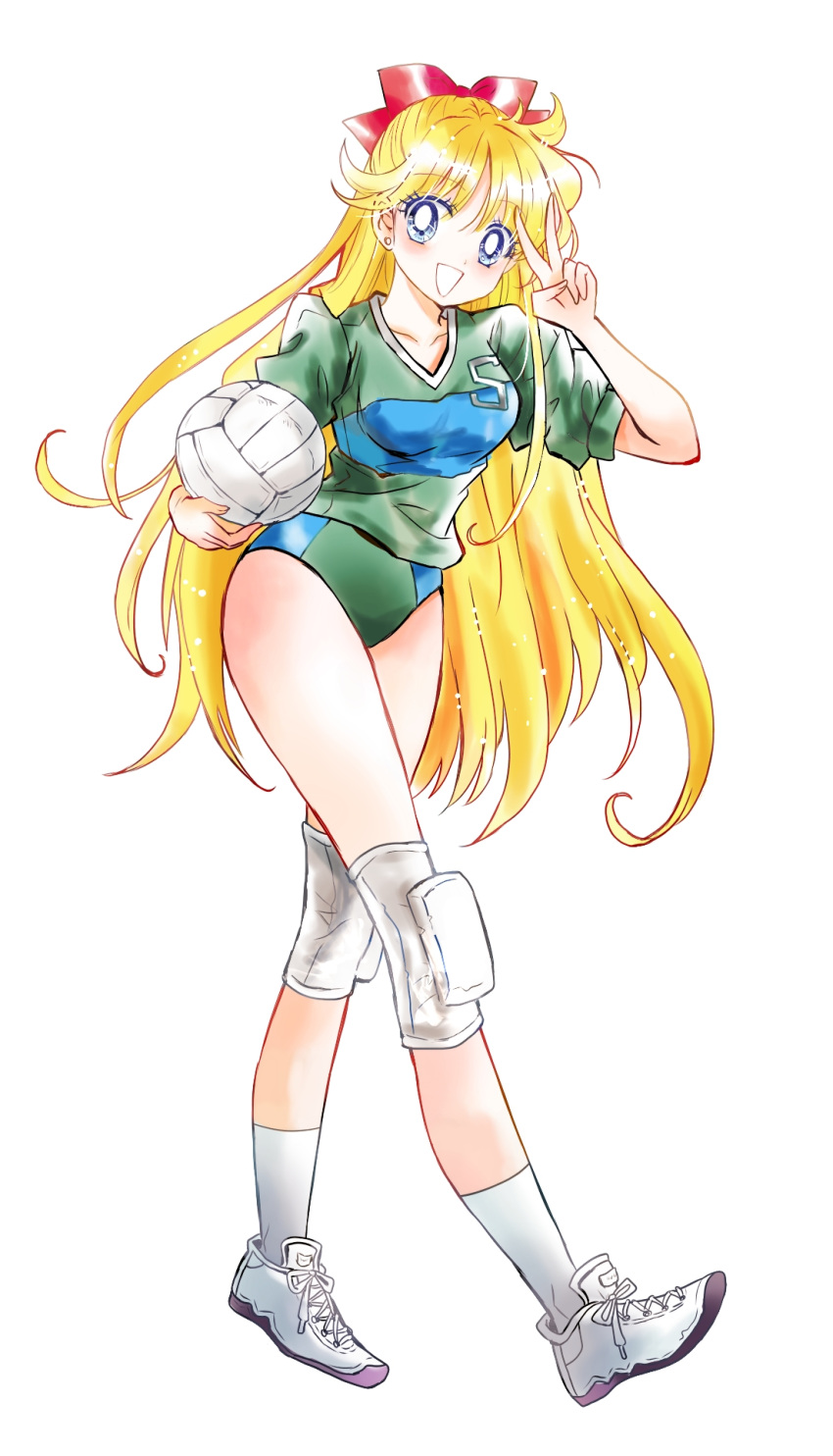 Safebooru - 1girl aino minako ball bishoujo senshi sailor moon blonde hair blue eyes bow buruma ...