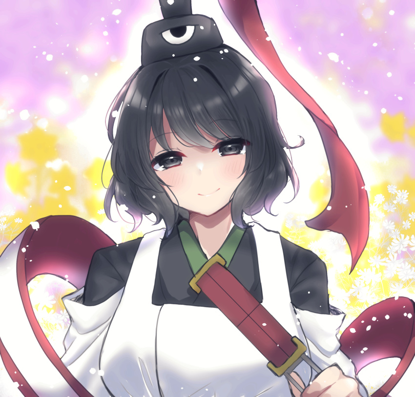 Safebooru - 1girl absurdres black eyes black hair black hat black ...