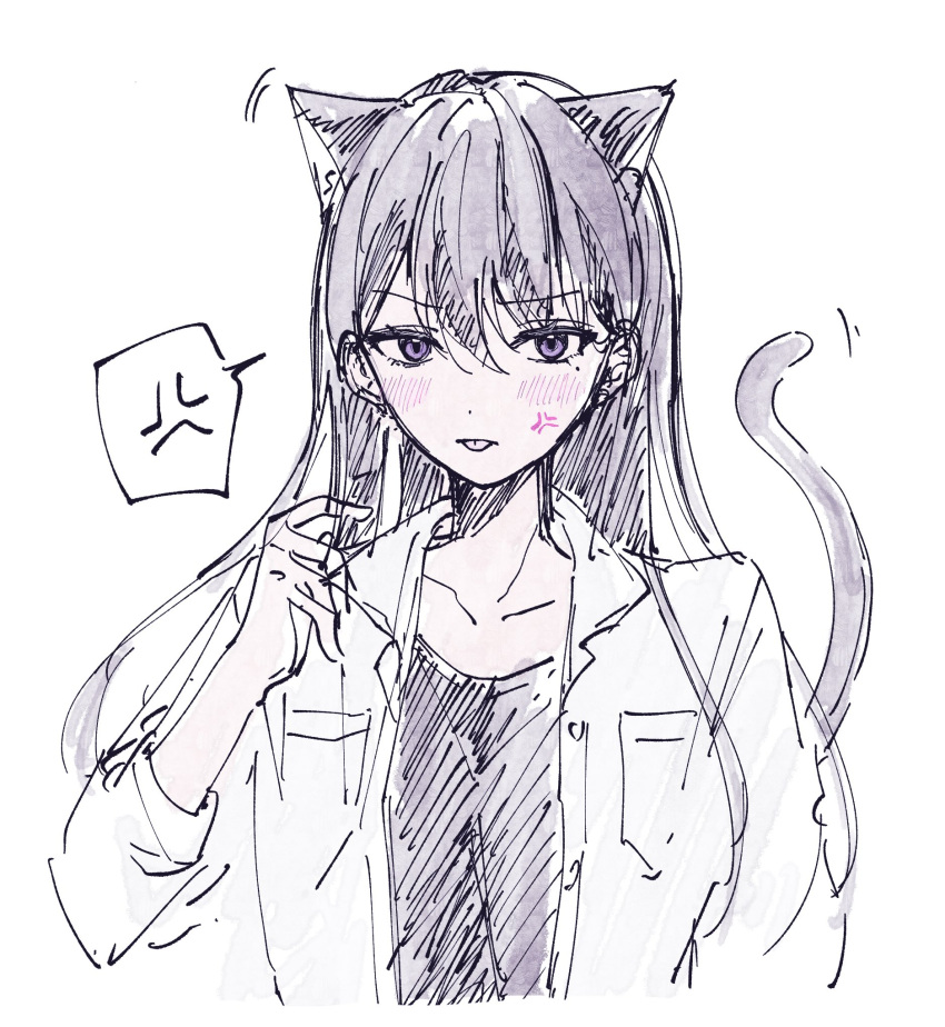 Safebooru - 1girl anger vein animal ears bang dream! bang dream! it's ...