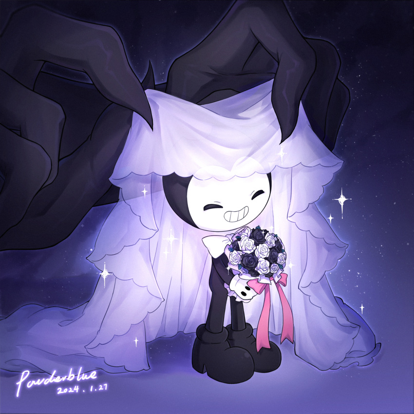 Safebooru - 2boys ^ ^ ankle boots artist name bendy bendy and the ink ...