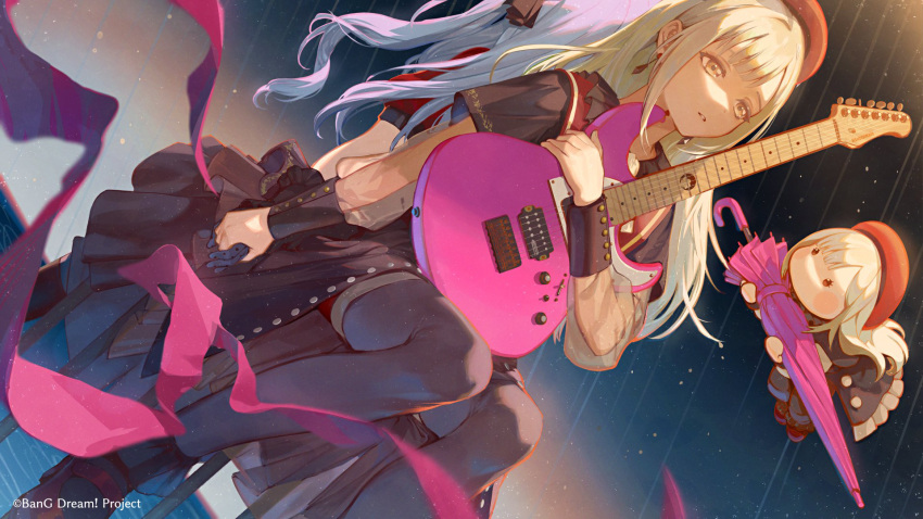 Safebooru - 2girls 7-string guitar bang dream! bang dream! it's mygo!!!!! beret black gloves ...