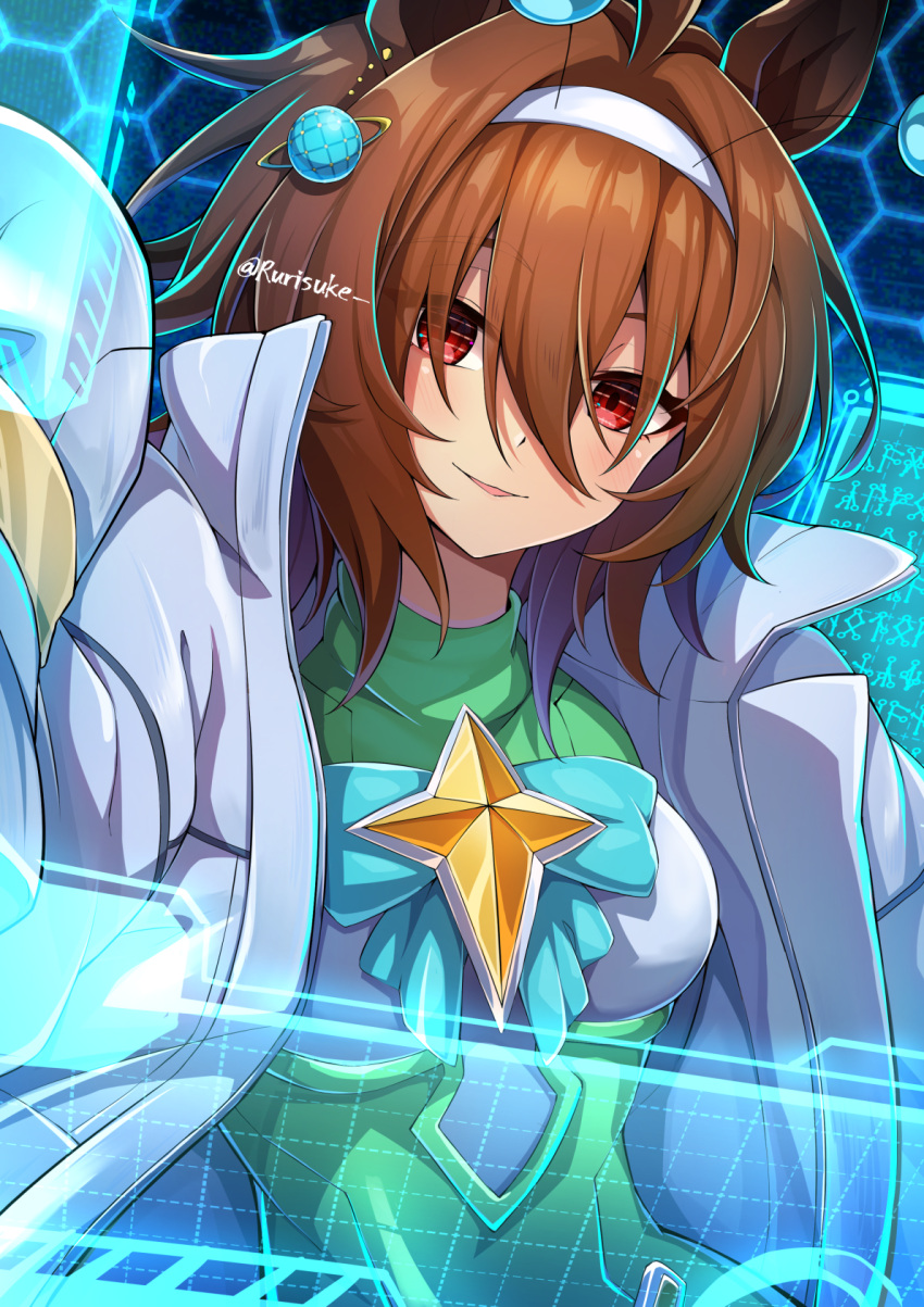 Safebooru - 1girl agnes tachyon (umamusume) alternate costume animal ears breasts brown hair ...