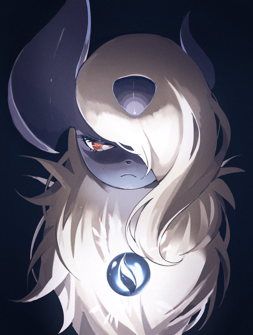 Safebooru - absol black background body fur highres mega absol mega ...