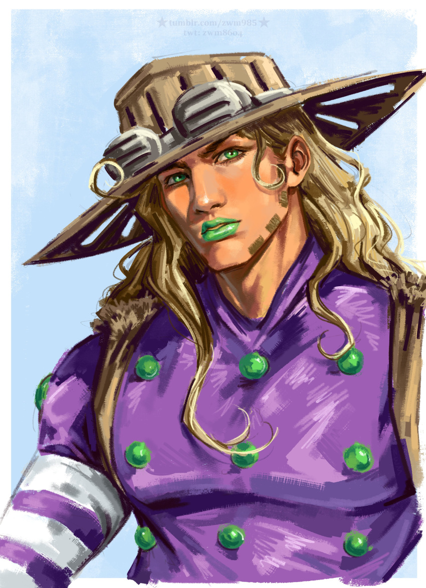 Safebooru - 1boy absurdres beard blonde hair cowboy hat facial hair ...