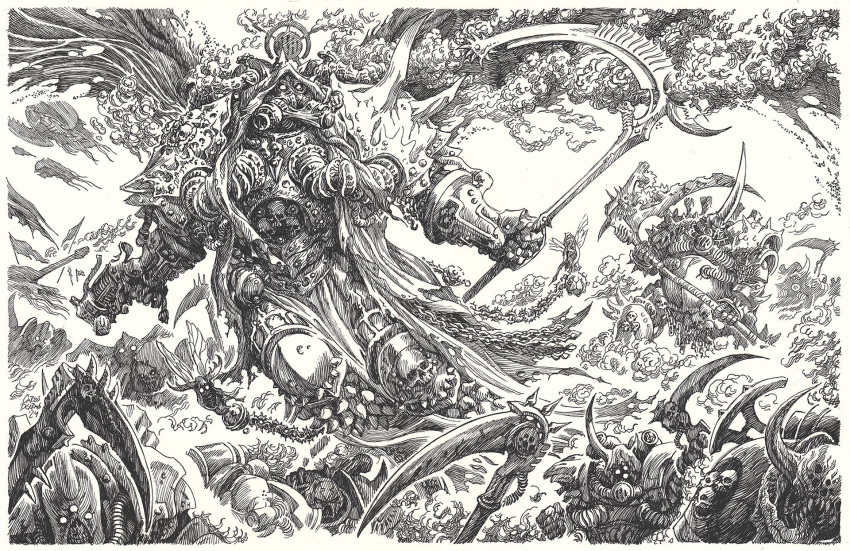 Safebooru - 2024 6+boys adeptus astartes armor armored gloves artist ...