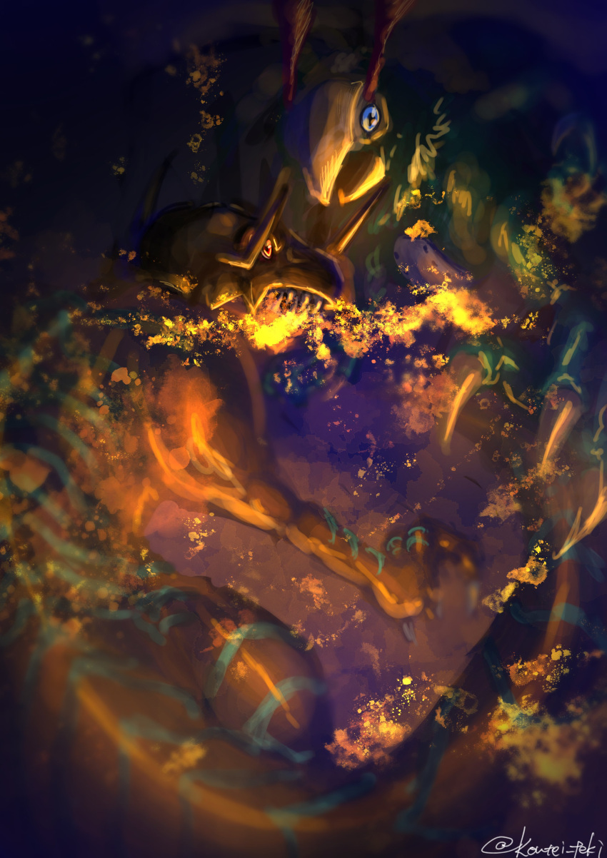 Safebooru - absurdres beak bird blue eyes breath weapon breathing fire ...