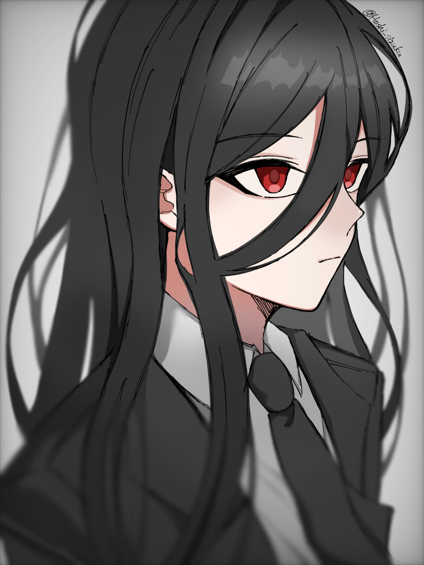 Safebooru - 1boy absurdres black hair black jacket black necktie danganronpa (series ...