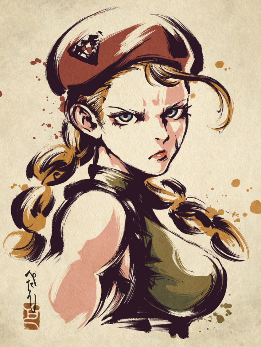 Safebooru 1girl Absurdres Beret Blonde Hair Blue Eyes Braid Breasts 0457