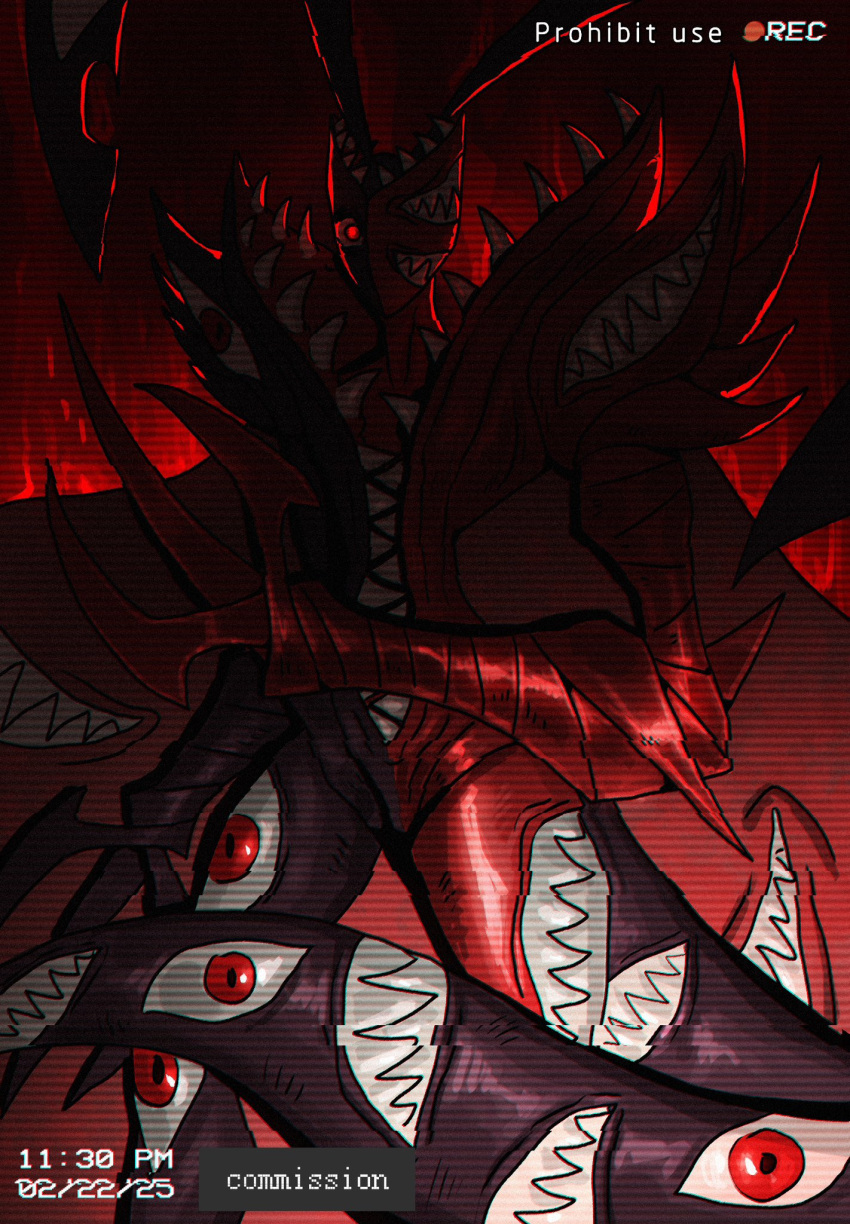 Safebooru - abbadomon abbadomon core artist request black skin claws ...