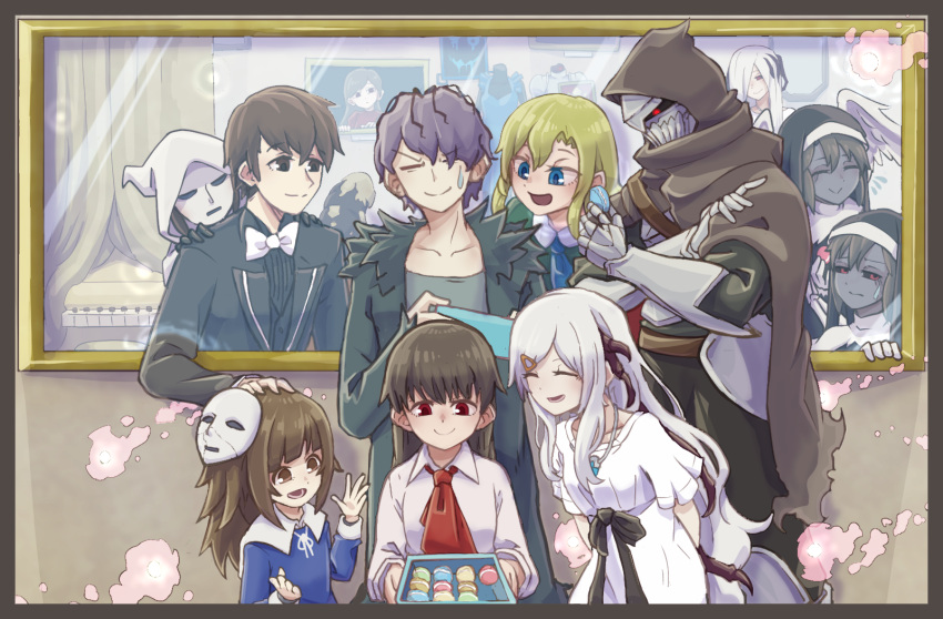 Safebooru - 3boys 6+girls alice (deemo) armor blue eyes closed eyes ...