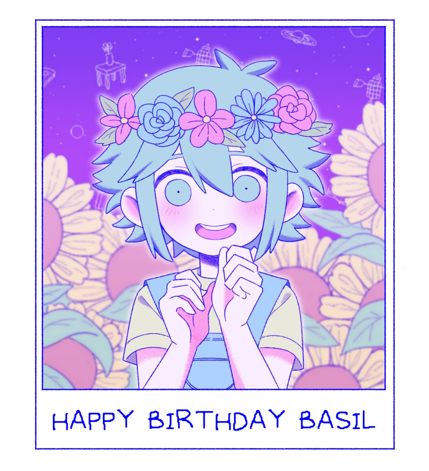 Safebooru - 1boy antenna hair basil (headspace) (omori) basil (omori ...