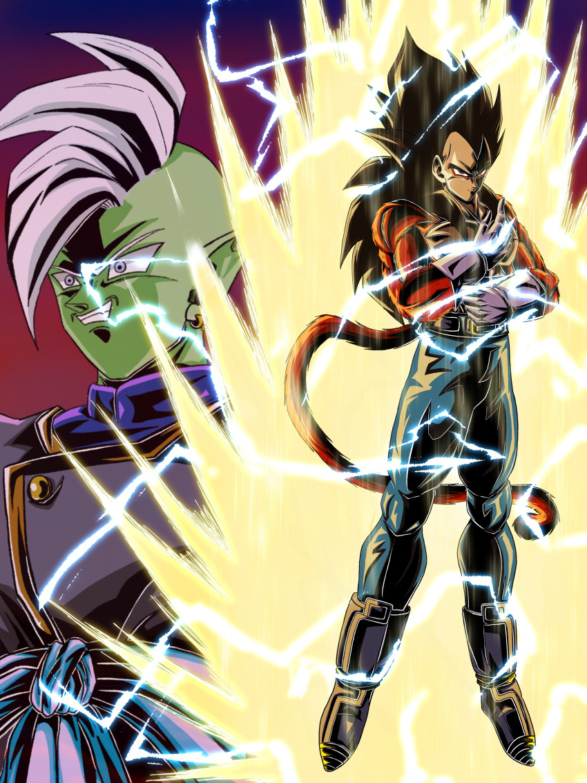 Safebooru - absurdres black hair body fur colored skin dragon ball ...