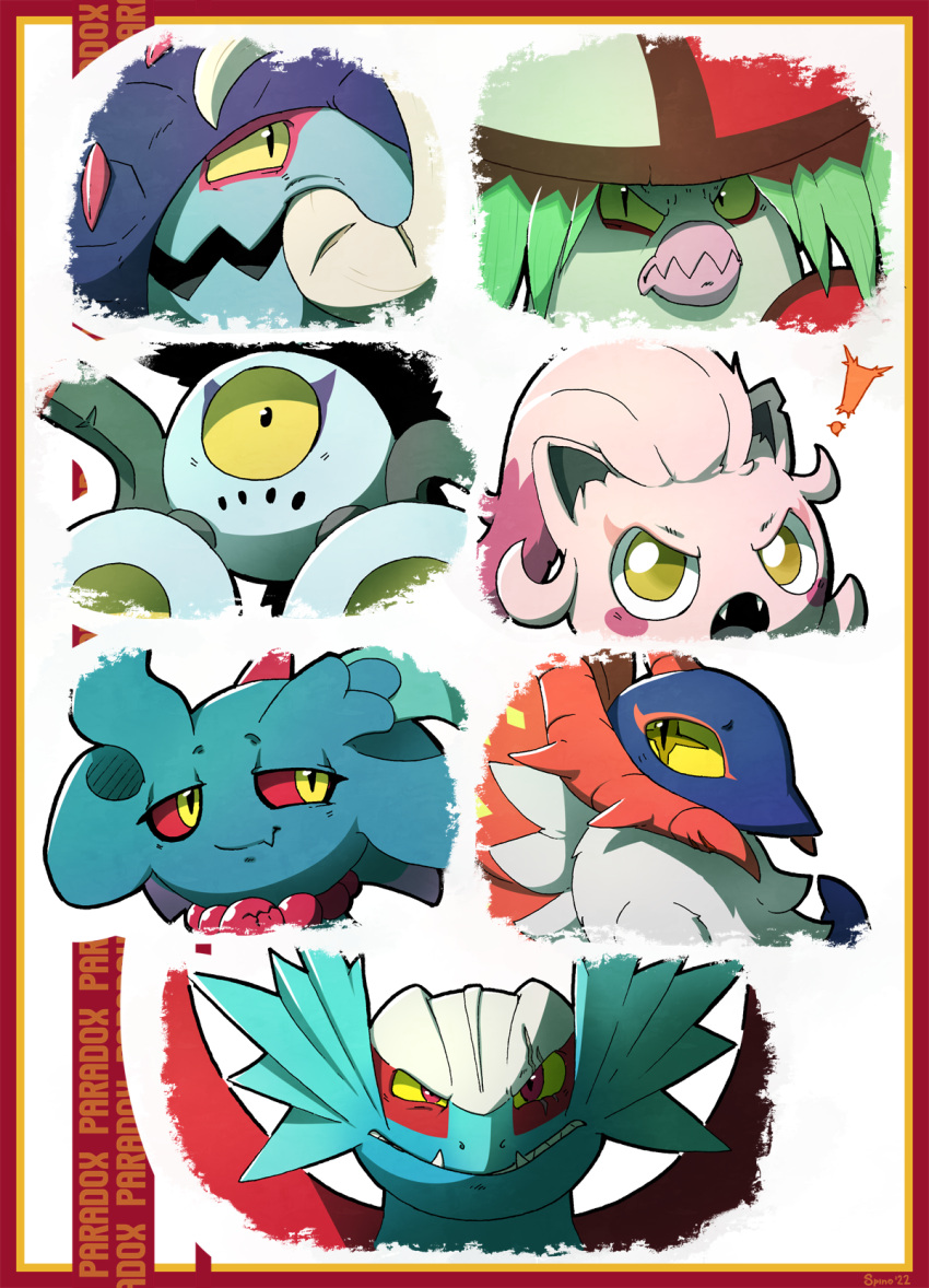Safebooru - ! angry blush blush stickers border brute bonnet closed ...