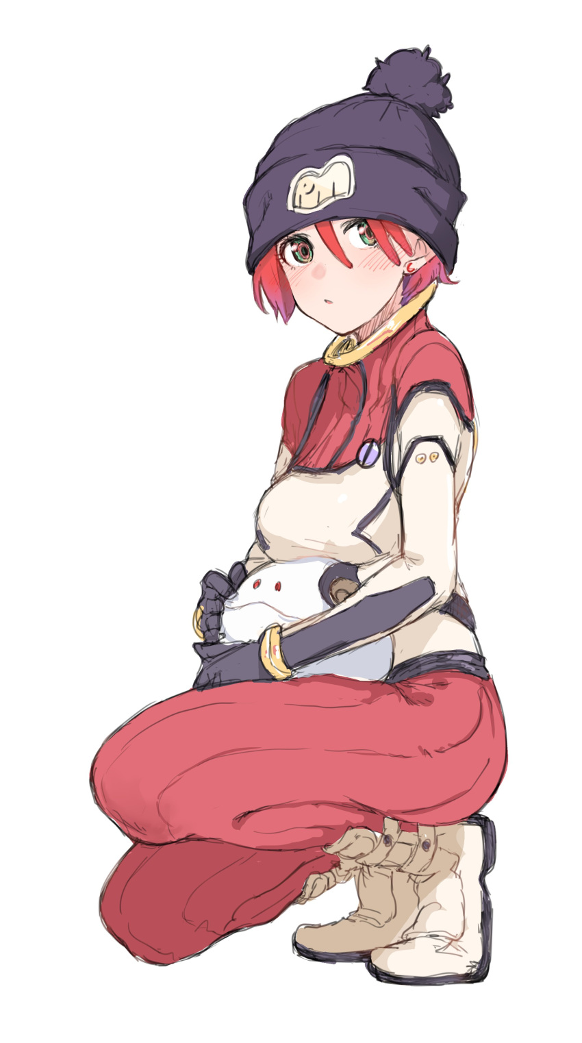 Safebooru - 1girl absurdres amate yuzuriha beanie blush expressionless ...